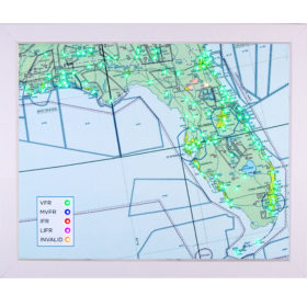 pilotMap – LED METAR Pilot Maps