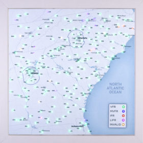 pilotMap – LED METAR Pilot Maps