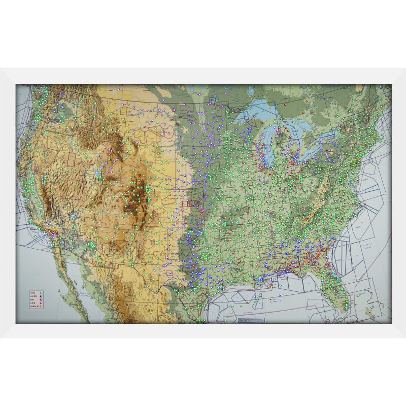 Full USA Metar Map with 1852 LEDs | pilotMap