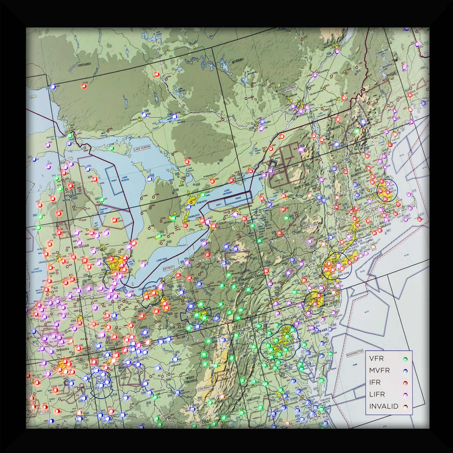 pilotMap | LED METAR Pilot Maps