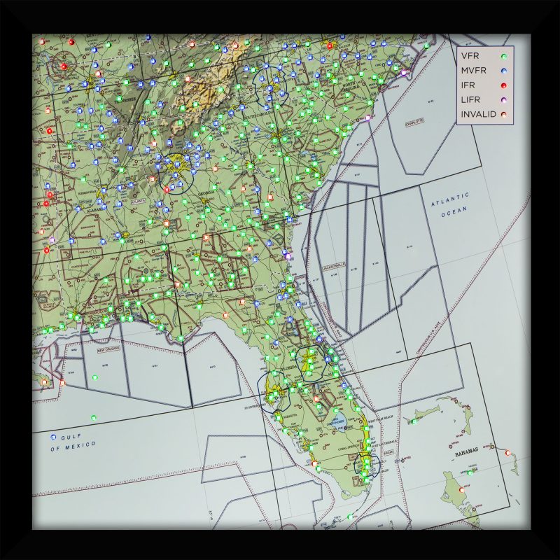 pilotMap | LED METAR Pilot Maps